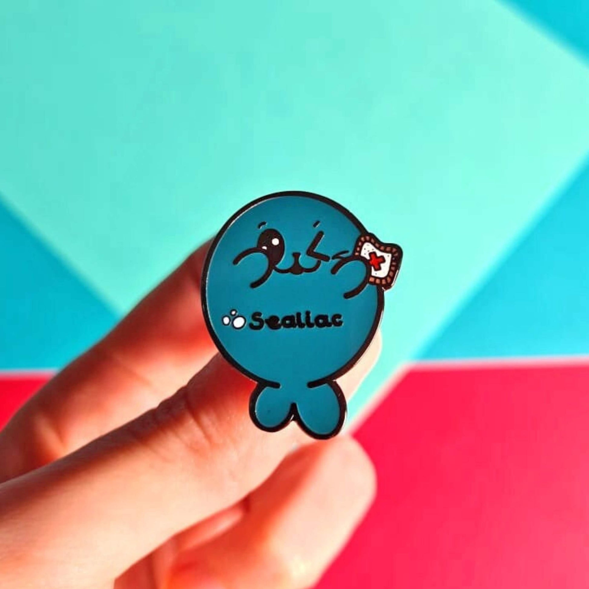 Sealiac Seal Enamel Pin - Coeliac Disease – innabox